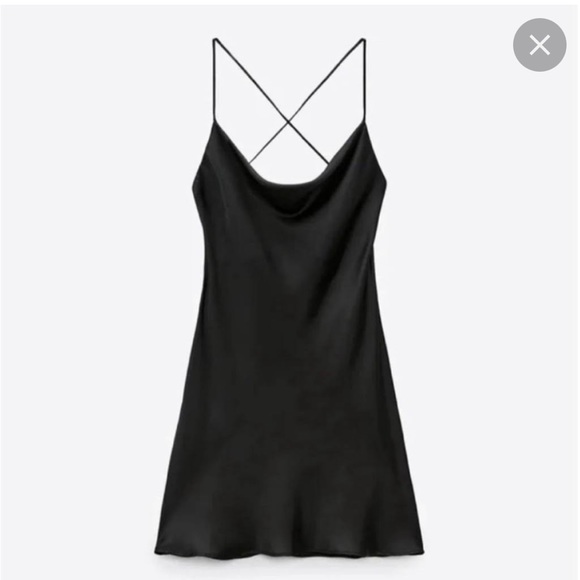 Zara | Dresses | Nwt Zara Silk Backless Mini Dress | Poshmark